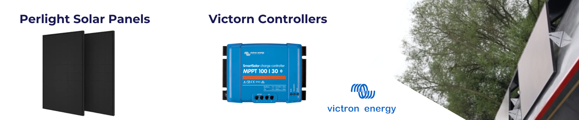 PERLIGHT PANELS & VICTRON CONTROLLER - Onboard Solar